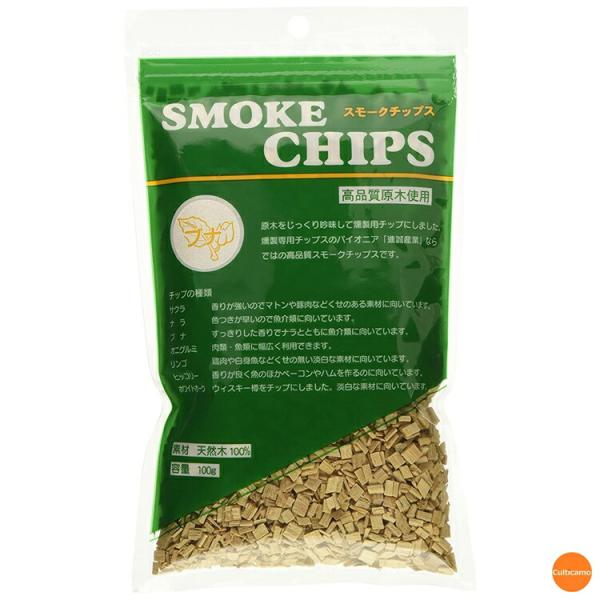 約3〜4回分のお試し容量のスモークチップ