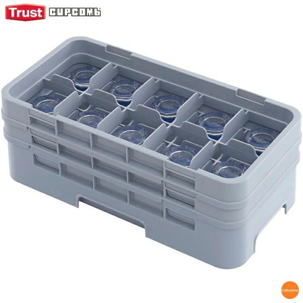 グラス・ステムウェア兼用の洗浄ラック！安心設計で丈夫