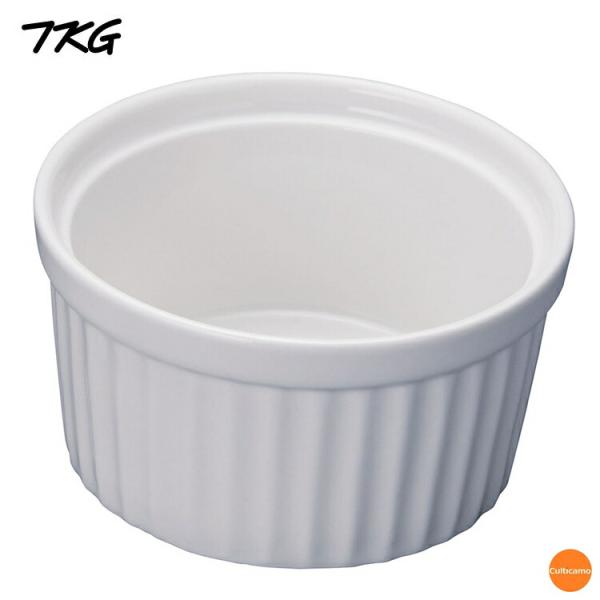 業務用で大人気の小型の耐熱容器。グラタン・スフレ・プリンなどに最適