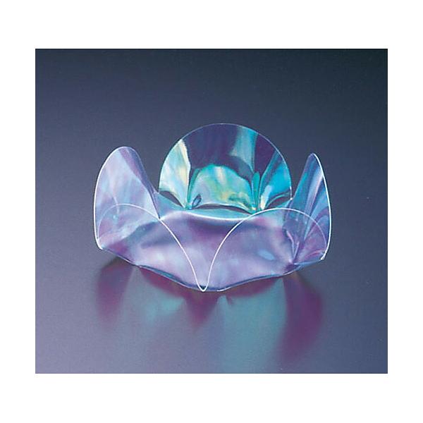 見る角度により、様々な色彩が現れる美しいオーロラフィルムの輝きが料理を神秘的に演出します。