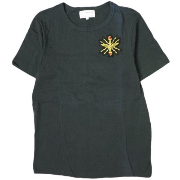 Merz b.Schwanen x ROWING BLAZERS メルツベーシュヴァーネン ローイングブレザーズ ワッペンデザイン クルーネックTシャツ 5 Dk.Navy【サイズ】5 肩幅：約40cm 着丈：約66cm 身幅：約46cm ...