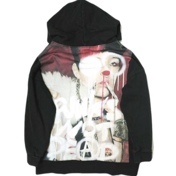 QALB x buggy カルブ full back hoodie punks not dead バックプリント スウェットプルオーバーパーカー QB19SS-HD002 ブラック g15163【型番】QB19SS-HD002【サイズ】Fr...