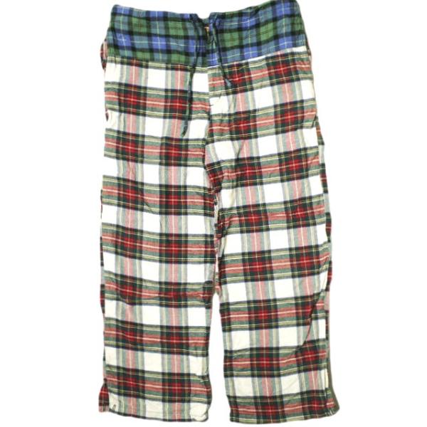 RIM SHOT リムショット 日本製 ウールフランネル リメイクチェックイージーパンツ L Murti ボトムス g18670【サイズ】L ウエスト幅：約46cm 股上：約33cm 股下：約69cm ワタリ幅：約34cm 裾幅：約27cm...