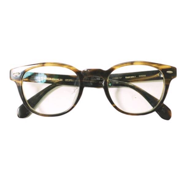 OLIVER PEOPLES オリバーピープルズ Sheldrake-J シェルドレイク ボスリントンメガネ COCO2/CLEAR(度入り) 47□22-137 サングラス g22695【サイズ】 幅13.5cm レンズ：約3.8cm x...