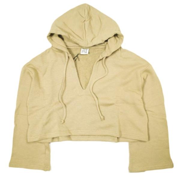 新品 BASERANGE ベースレンジ ORDU SWEAT SHIRT オーガニックコットン クロップドスウェットプルオーバーパーカー XS BEIGE 定価38,720円【参考定価】38,720円【サイズ】XS 肩幅：約60cm 着丈：...