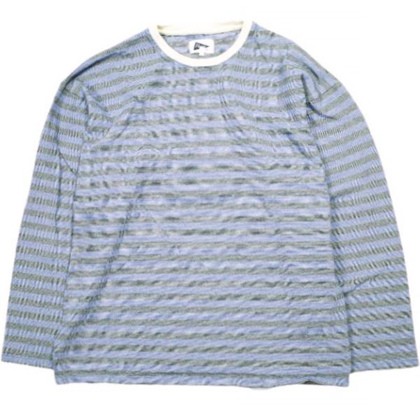 Pilgrim Surf+Supply ピルグリム サーフ+サプライ 23AW Hawkinson Striped Crew ボーダーロングスリーブTシャツ 36-14-0174-120 L BLUE【参考定価】13,200円【型番】36-...
