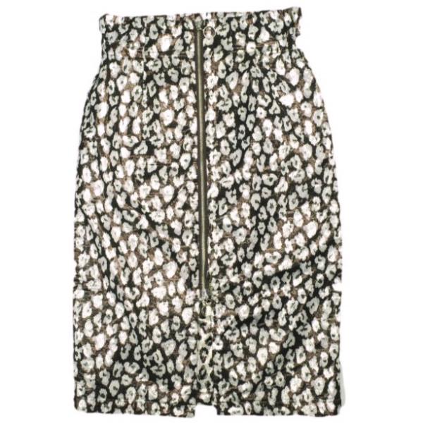 PHEENY フィーニー 日本製 Leopard Jacquared Font Zip Skirt レオパードラメスカート PA17-SK03 2 BROWN ボトムス g24163【参考定価】30,800円【型番】PA17-SK03【サイ...
