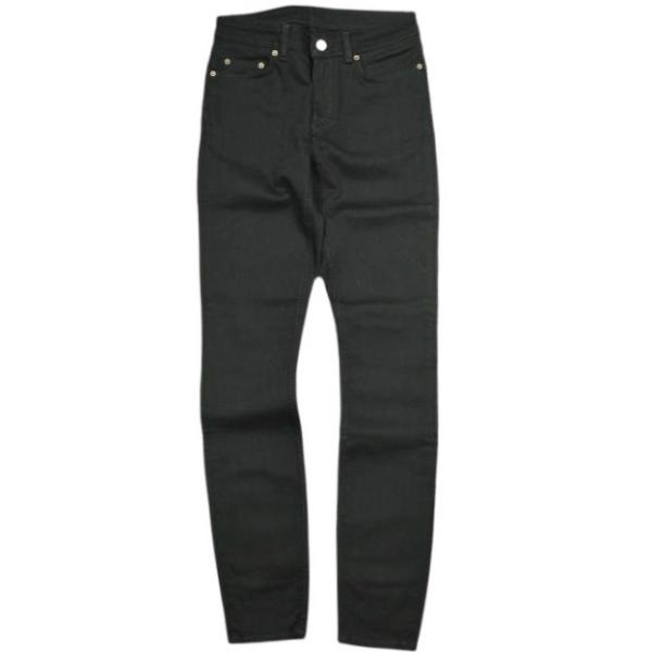 新品 Acne Studios アクネストゥディオズ Climb Stay Black スーパーストレッチ スキニーデニムパンツ 25 ブラック 定価36,300円 ジーンズ【参考定価】36,300円【サイズ】25 ウエスト幅：約31.5c...