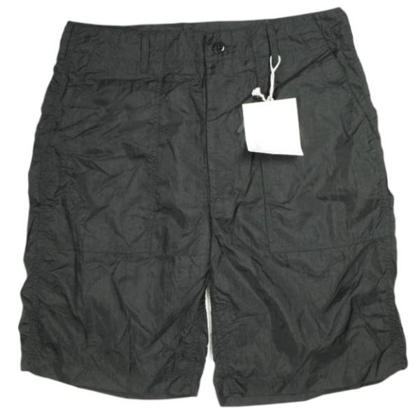 新品 Engineered Garments エンジニアードガーメンツ Fatigue Short - Nylon Micro Ripstop ファティーグショーツ S Black ショートパンツ【サイズ】S ウエスト幅：約39.5cm 股...