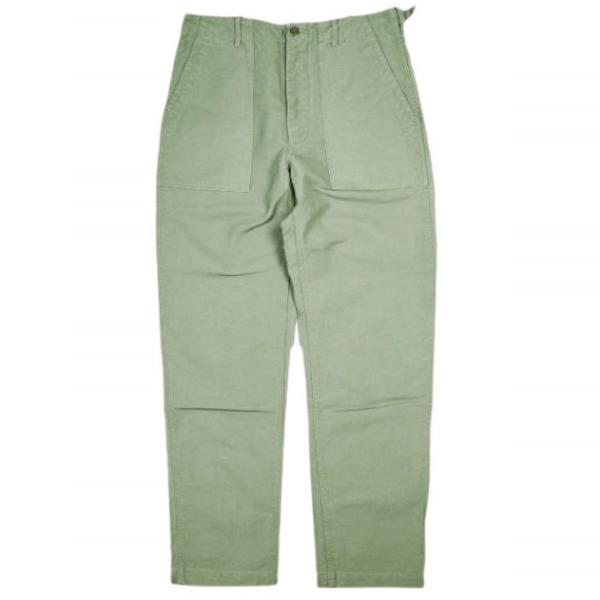 Engineered Garments エンジニアードガーメンツ Fatigue Pant - Cotton Reversed Sateen ファティーグパンツ リバースサテン 32 Olive【サイズ】32 ウエスト幅：約40.5cm 股...