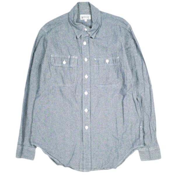 Engineered Garments WORKADAY エンジニアードガーメンツ Utility Shirt - Cotton Chambray シャンブレー ユーティリティーシャツ S BLUE【サイズ】S 肩幅：約42.5cm 身幅：...