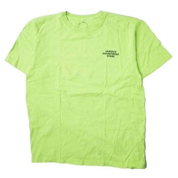 FAMOUS DEPARTMENT STORE フェイマスデパートメントストア 20SS プリントT S/S 20071312000020 L グリーン ロゴ Tシャツ 417 EDIFICE g3999【型番】20071312000020...