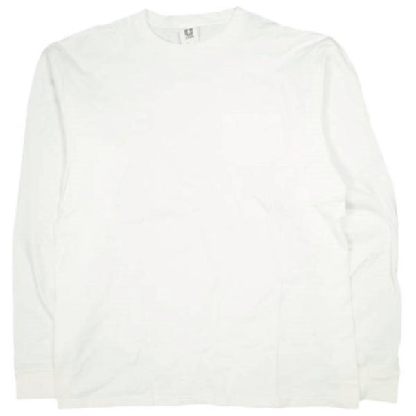 CLASS クラス 日本製 SOLID L/S POCKET TEE ロングスリーブポケットTシャツ CBFA30UNI M WHITE 長袖 トップス g8394【型番】CBFA30UNI【サイズ】M 肩幅：約48.5cm 着丈：約67....