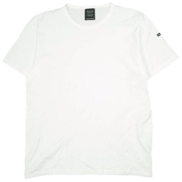 EDIFICE x CHANTECLAIR エディフィス シャントクレール 別注 フランス製 ソリッドクルーネックTシャツ 48 WHITE 半袖 トップス g9788【サイズ】48 肩幅：約41.5cm 着丈：約64cm 身幅：約49cm...