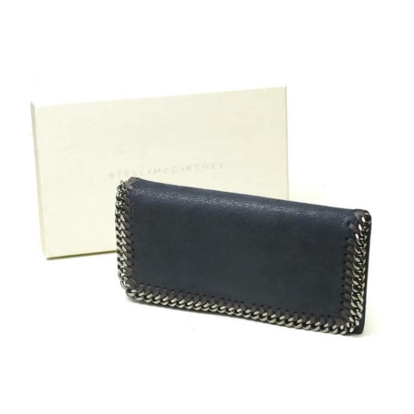 Stella McCartney ステラマッカートニー Falabella Continental Wallet ファラベラ フラップロングウォレット ネイビー 長財布 lm1415【型番】235642 W9132 4061【サイズ】 幅1...