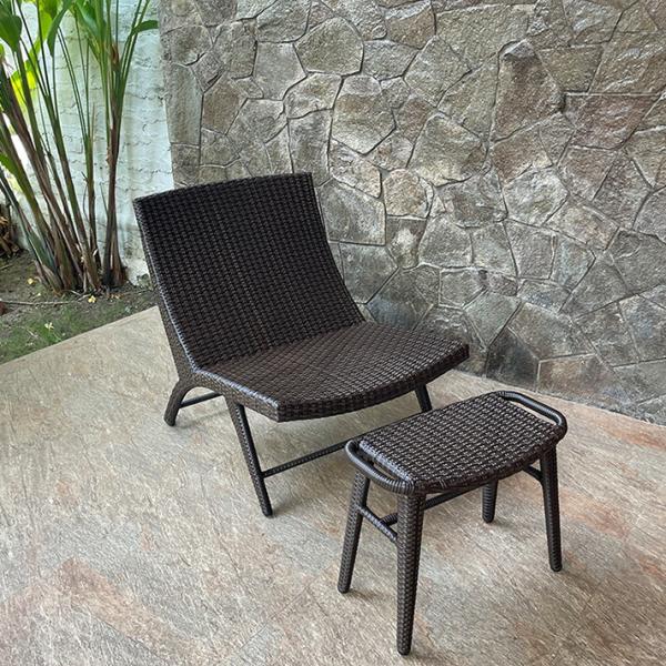 ■サイズ横幅 57X 奥行 32 X 高さ 42 cm■素材シンセティックラタン（ドイツ　レーハウ社製）、アルミフレーム■製造地インドネシア■シリーズ名トゥバン■備考【商品について】・ラタン職人が一つ一つ手編みで製作しているため、若干のサイ...