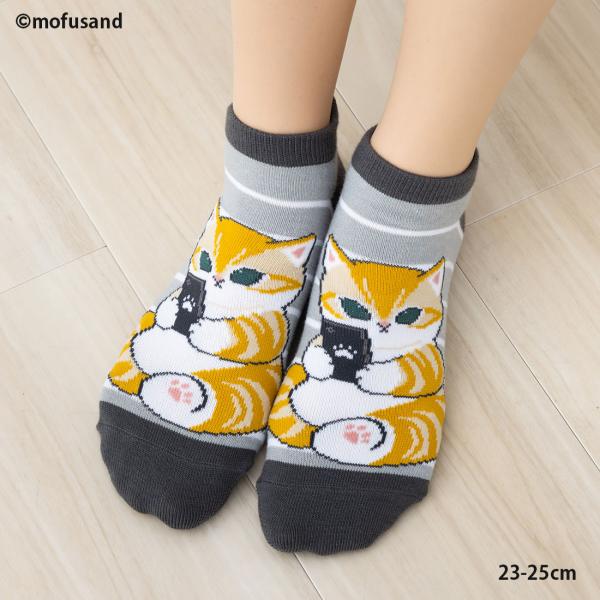 ★ 商品仕様　★素材： ポリエステル・綿・その他サイズ： 23-25cm生産国： 中国メーカー：　ウィックス WIX※画面上と実物では、多少色具合が異なって見える場合がございます。(商品属性：スニーカー丈ソックス モフサンド mofusan...