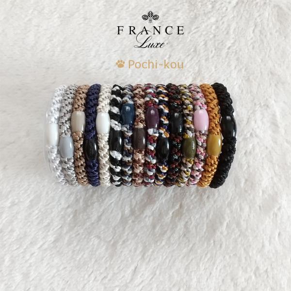アメリカのアクセサリーブランド「FRANCE Luxe(フランスラックス)」の「L. Erickson(エル・エリクソン)」のヘアゴムです♪優れた伸縮性で、結んだ跡がつきにくく、毛量に関係なく安心のホールド力でパーフェクトな使い心地。ツヤ感...
