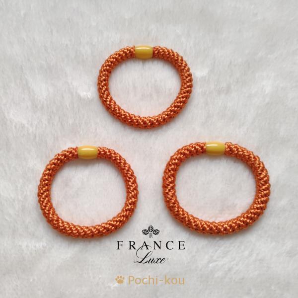 アメリカのアクセサリーブランド「FRANCE Luxe(フランスラックス)」の「L. Erickson(エル・エリクソン)」のヘアゴムです♪優れた伸縮性で、結んだ跡がつきにくく、毛量に関係なく安心のホールド力でパーフェクトな使い心地。ツヤ感...