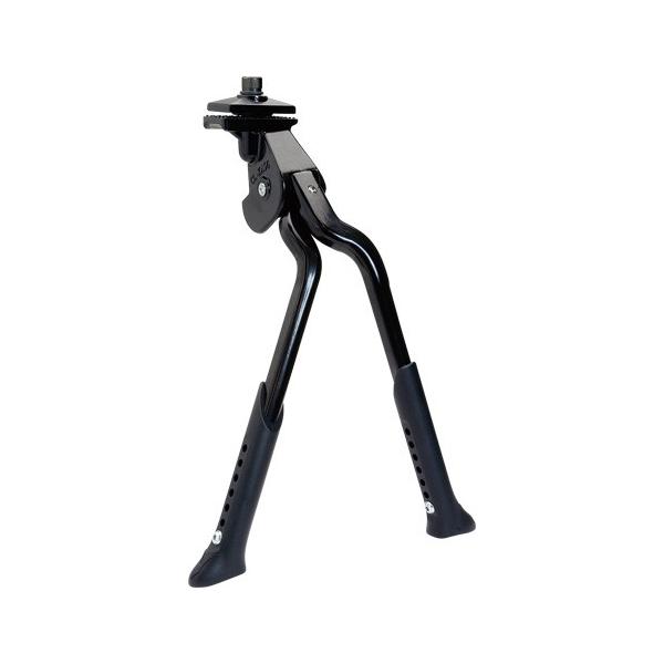 安定感のある2本脚のセンタースタンド。脚部のボルト位置を変えることで20"〜28"まで対応できます。●アルミ合金 ●サイズ アジャスト機構 (20"〜28")●最大荷重：30kg ●560g※※配送日時指定は承っておりません※※◆店頭在庫商...