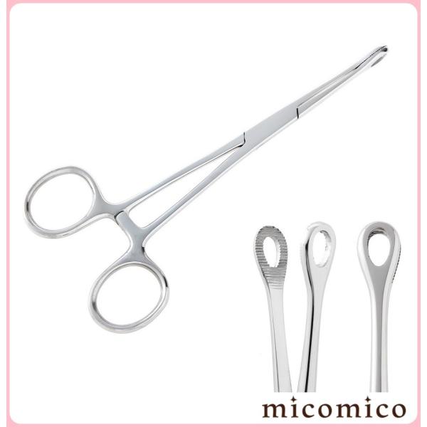 種類：ツール素材：ステンレスピアッシングする部位を挟む器具です。斜めにならずにまっすぐな穴を開けるためにオススメのアイテムです。舌、耳、その他の部位用です。