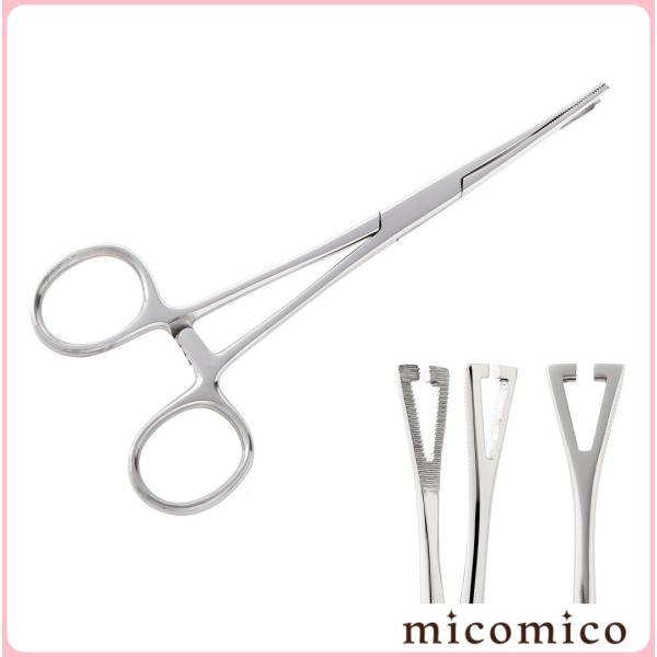 種類：ツール素材：ステンレスピアッシングする部位を挟む器具です。斜めにならずにまっすぐな穴を開けるためにオススメのアイテムです。舌、耳、その他の部位用です。