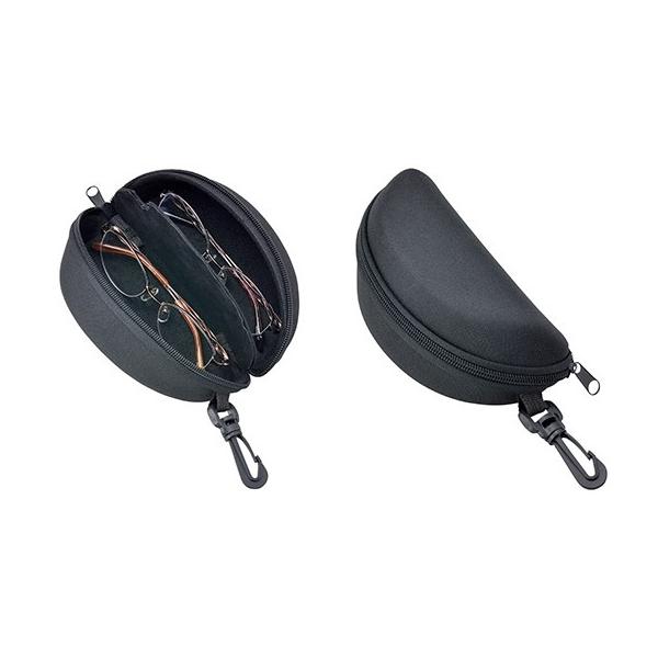 サングラスケース(メガネケース)…サイズ：外寸：約W173xD75xH80mm/内寸：約W157xD67xH73mm・素材：EVA/ポリウレタン(内張り：ブラック/ポリエステル)・重量：約85g・仕様：2本入る/フック付/(56サイズメタル...