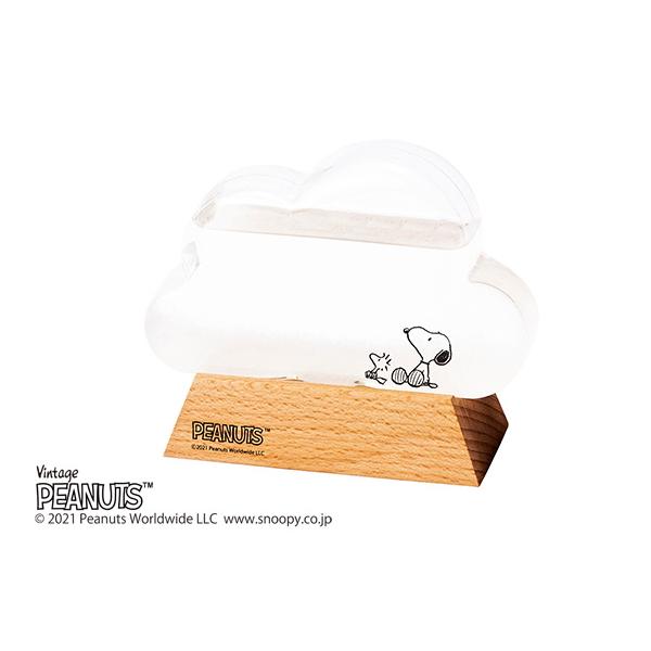 スヌーピーストームグラス《ポイント》天気や気温によって液体内の結晶が刻々と変化していくのを眺めて楽しめます。かわいらしいデザインの自然派オブジェです。・差し込み式セットアップ《商品説明》サイズ：H110×W135×D50ｍｍ素材：［ガラス部...