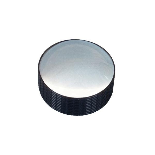 ラバー巻 置き型ルーペ 日本製 高倍率 5倍 55mm 光学ガラスレンズ おしゃれ 置くだけで拡大鏡 ドーム型デスクルーペ 虫眼鏡 虫めがね 弱視 天眼鏡 読書 新聞 辞書 老眼鏡いらずの虫メガネ 母の日 父の日 敬老の日 贈り物 プレゼン...