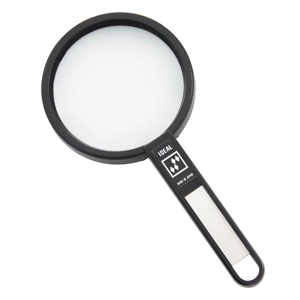 非球面レンズ ルーペ 日本製 2.3倍 Lサイズ 100mm 非球面アクリルレンズ 歪が少ない おしゃれ 手持ち ハンド 拡大鏡 虫眼鏡 虫めがね 天眼鏡 プラ枠フレーム 新聞 読書 辞書 老眼鏡いらずの虫メガネ 母の日 父の日 敬老の日(...