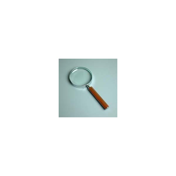 ガラス製レンズ90mm。倍率2.5倍。大きめのレンズで見易さ抜群!■品名：デラックスルーペ90■品番：1341■レンズサイズ：直径90mm■倍率：2.5倍■重さ：199g■商品サイズ：縦208×横91×高19(mm)■箱サイズ：縦210×横...