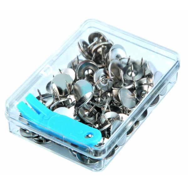 ●針長：７ｍｍ●材質：鉄，ニッケルメッキ●簡易画鋲抜き付