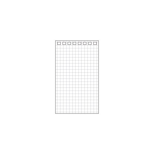 ●罫種類：５ｍｍ方眼●サイズ：縦１２０×横７１ｍｍ●穴数：８穴●材質：上質紙