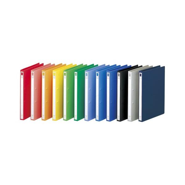 ●ＰＰ表紙●外寸：縦３０６×横２３８ｍｍ●背幅：２７ｍｍ●適正収容：１５０枚●リング内径：２２ｍｍ●穴数：２穴●穴間隔：８０ｍｍ●材質：表紙＝再生ＰＰ，綴じ具＝スチール●表紙ポケット付