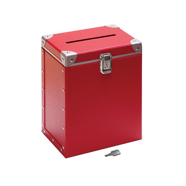 ●外寸：幅２１０×奥１５０×高２７０ｍｍ●重量：５７０ｇ●投入口サイズ：縦１０×横１５０ｍｍ●材質：古紙（パスコ）●鍵１本付