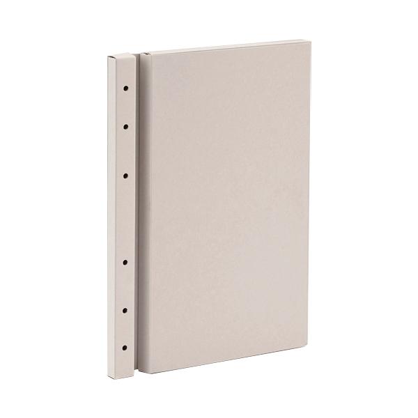 ●外寸：縦２９７×横２１０×厚１４ｍｍ●穴数：６穴●材質：古紙７０％使用板紙