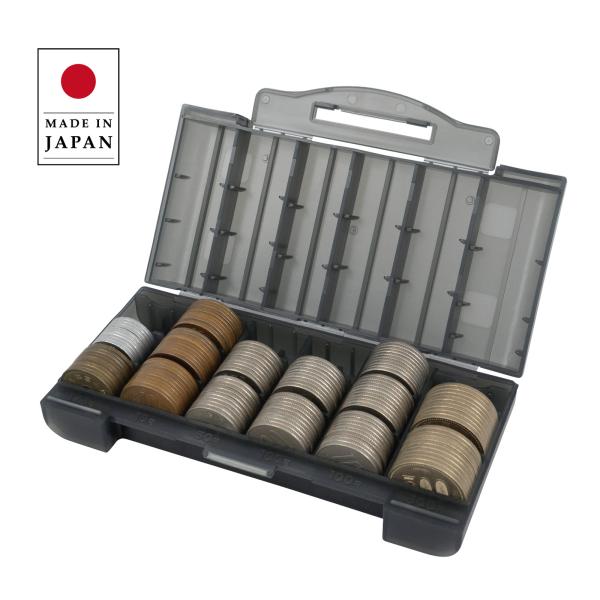 CX-002-Dカール,コインケース,スリム,グレー,CX-002-D 硬貨,携帯,日本製,収納,飛散防止 コイン,ケース,スリムタイプ,小銭,釣銭 カールコインケース・スリムグレー｜硬貨収納日本製CX-002-D持ち運びに最適なスリムタイ...