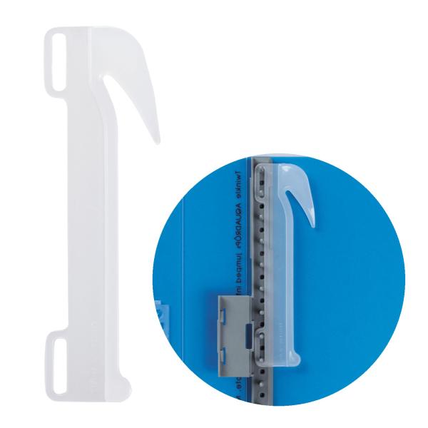 ダブルリングノートが簡単に分解できます。商品サイズ:幅44mm×奥行6mm×高さ146mm■商品サイズ：幅44mm×奥行6mm×高さ146mm■本体重量：12g■材質：ポリプロピレン■生産国：ベトナム