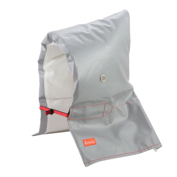 地震や火災の危険から頭部を守る子供用の防災ずきんです。炎や衝撃から頭をしっかりガード!商品サイズ:260×440mm■商品サイズ：260×440mm■材質：アルミ加工難燃素材、難燃性わた、ポリエステル■生産国：中国●入学準備●防災