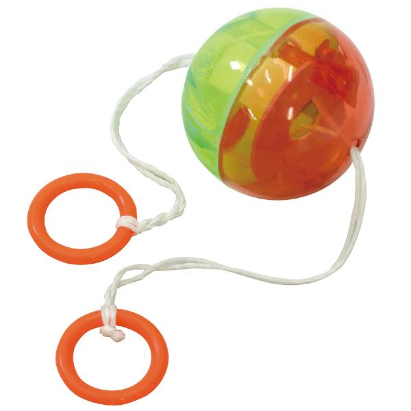 光るボールを回そう!■商品サイズ：ボール/φ52mm、ひも/約310mm■重量：18g■セット部品：本体×1■材質：PS、綿、ポリエステル■原産国：中国