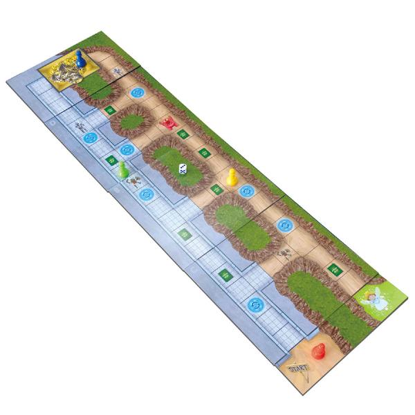 すごろく,ボードゲーム,幼児,子供,おもちゃ知育玩具,キッズ,幼稚園,小学生室内,遊び,ドキラビリンスすごろく幼児｜ドキドキラビリンス知育玩具ボードゲーム不思議なラビリンスに挑戦して宝を持って脱出しよう!途中でコースが変化する!リバーシブル...