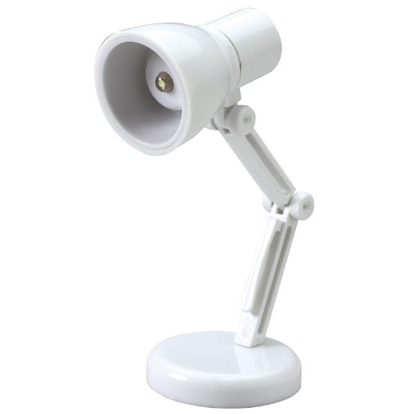 ヘッド・アームが好みの角度に調節可能ミニチュアサイズのスタンドライト台座に取り付ければスタンドライト。商品サイズ:Φ46×115mm■商品サイズ：Φ46×115mm■セット内容：台座/φ38×7mm×1、本体(ライト・支柱)φ28×45mm...