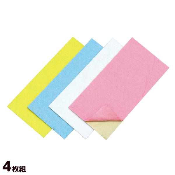 シールタイプの小さなフェルトシート!■商品サイズ：100×50×1mm■重量：15g■セット内容：フェルトシール小[4色/黄・青・ピンク・白]×各1■生産国：中国●工作