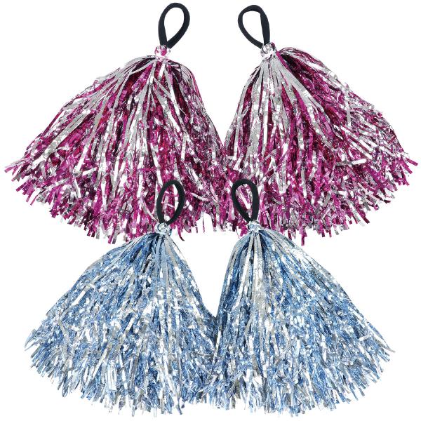 房の凹凸が光を反射!キラキラ光る!商品サイズ:60mm、房/約250mm■商品サイズ：60mm房/約250mm■重量：60g■材質：本体/PET、結束バンド/ナイロン、ソフトゴム/ポリエステル■セット内容：2個組■生産国：中国●運動会