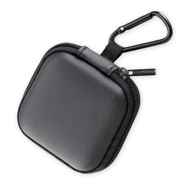 断線防止に!カカラナビ付でバッグに装着できる。商品サイズ:70×70×25mm■商品サイズ：70×70×25mm■重量：25g■材質：PU、鉄■生産国：中国アイデアグッズ小物入れポーチキーホルダー持ち運びおすすめ