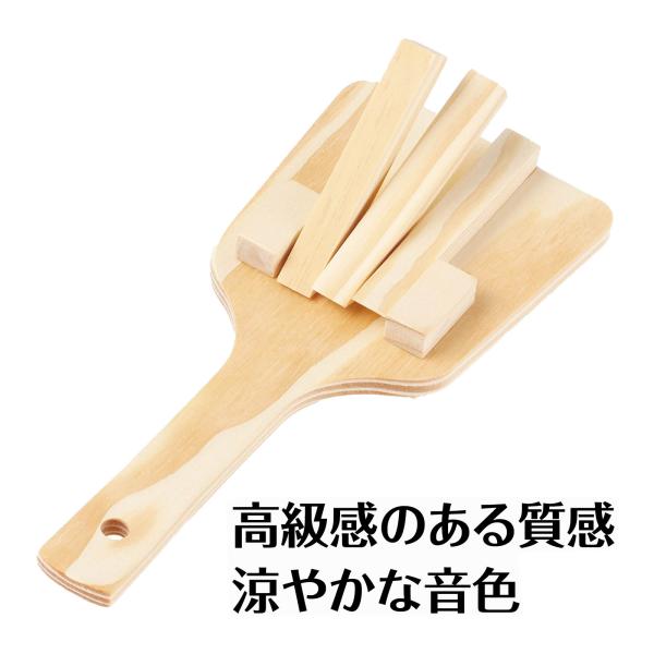 本格的な音色!無着色で自由にカスタムできる鳴子!商品サイズ:180×75×30mm■商品サイズ：180×75×30mm■重量(1個)：60g■セット内容：本体のみ■材質：木(ポプラ)■製造国：中国
