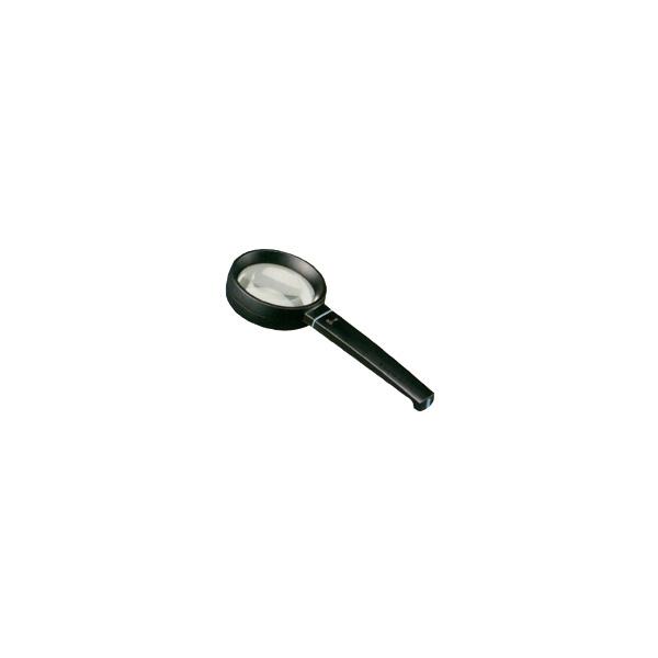 ロービジョンの方にオススメの手持ちルーペです♪♪ひも付きで持ち運びに便利レンズサイズ：58mm・本体サイズ：173x67x19mm■商品名：ブラックルーペ丸型5倍 ■品番：265560■倍率：5倍■Dpt：20.0■レンズ(mm)：約58■...