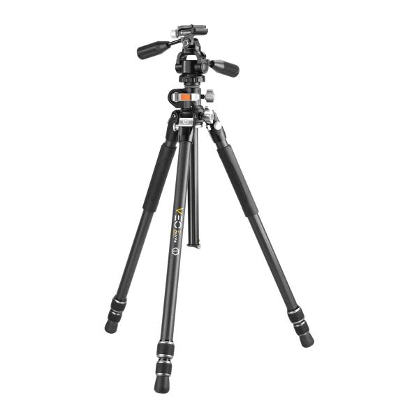 VEO3+263CPSは、数多くの革新的な機能と便利で多彩な機能を搭載したカーボン製のオールインワン三脚キットです。さらに、VEO3+263CPSには、耐荷重のアップしたVEOPH-38Sの3ウェイパンヘッドが付属しています。■最伸高：17...