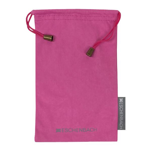 吸水性、吸油性にすぐれ油膜汚れをきれいに拭き取れるグラスポーチ。メガネやルーペを収納もできる。■材質：マイクロファイバー（ポリエステル85％、ナイロン15％）■サイズ：14×23cm