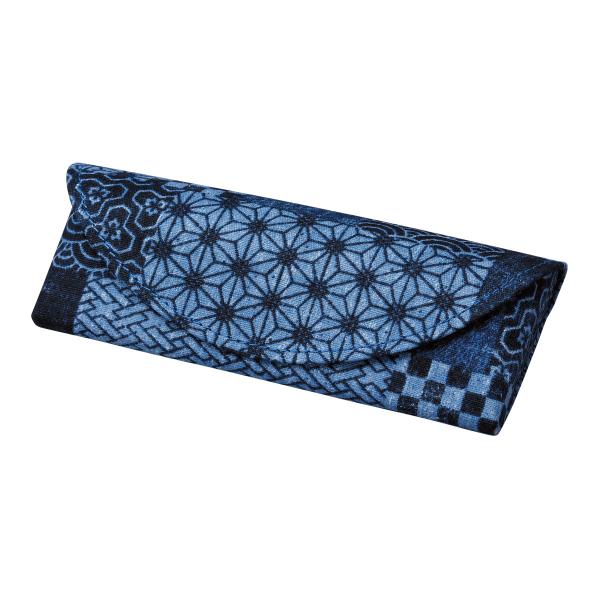 メガネケースJT-108和紋紡。内寸(約):W150×D52×H25mm■素材：アルミ・プラスチック/コットン(日本製)■鼻当：あり■内貼り：ブラック■重量：約60g■内寸(約)：W150×D52×H25mm■その他：マグネット式、セミハー...